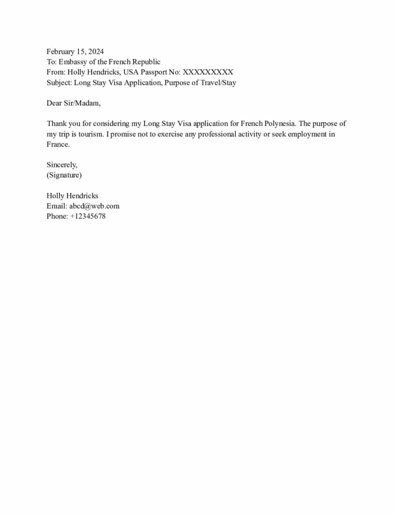 Applying for a French Polynesia Long Stay Visa from Panama - S/V Sabado ...